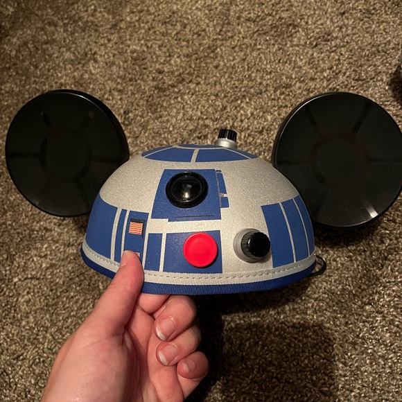 Disney | Accessories | Disney Original Star Wars Unisex R2d2 Ear Hat ...